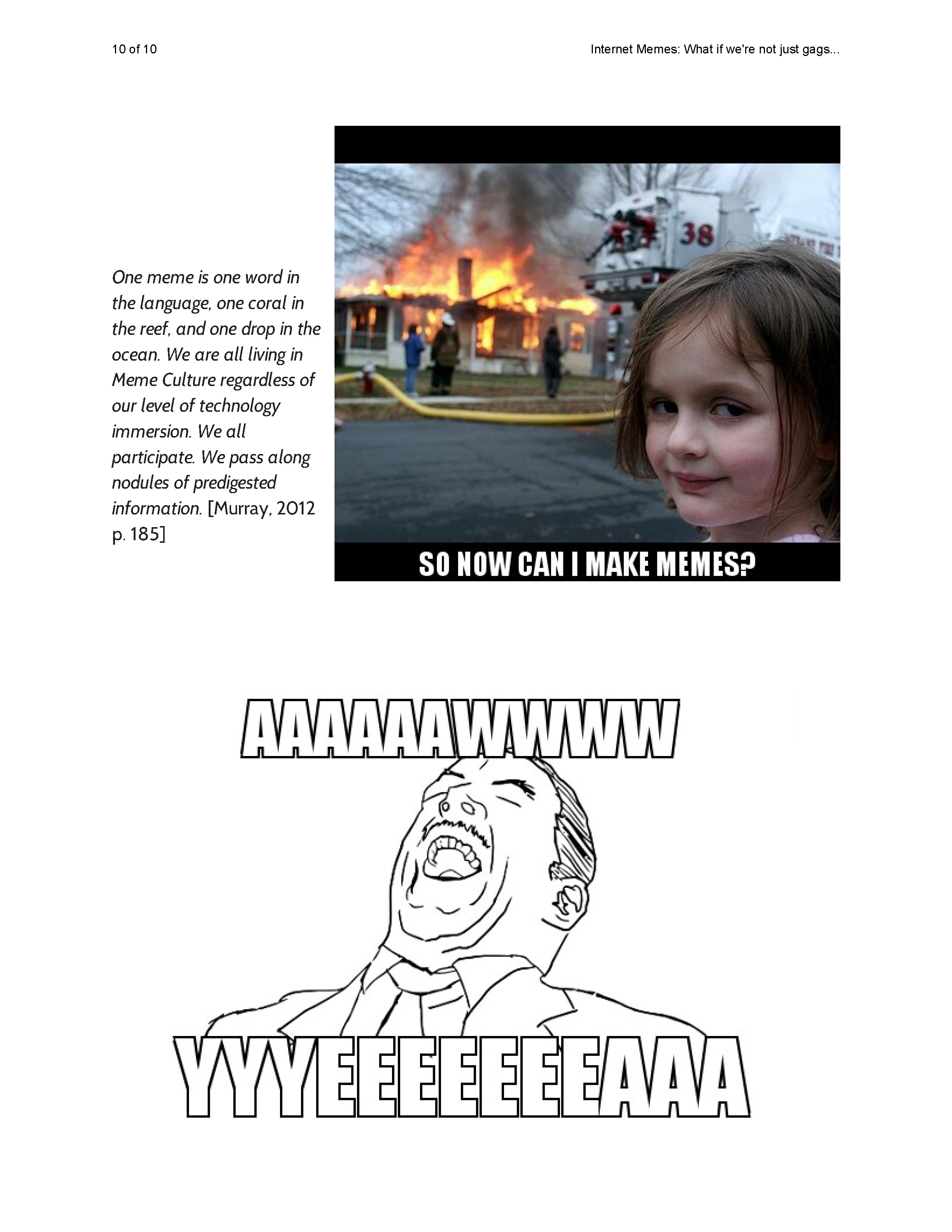 Phase I | On the Language of Internet Memes